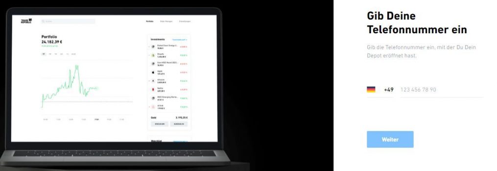 So funktioniert der Trade Republic-Login - BankingGeek