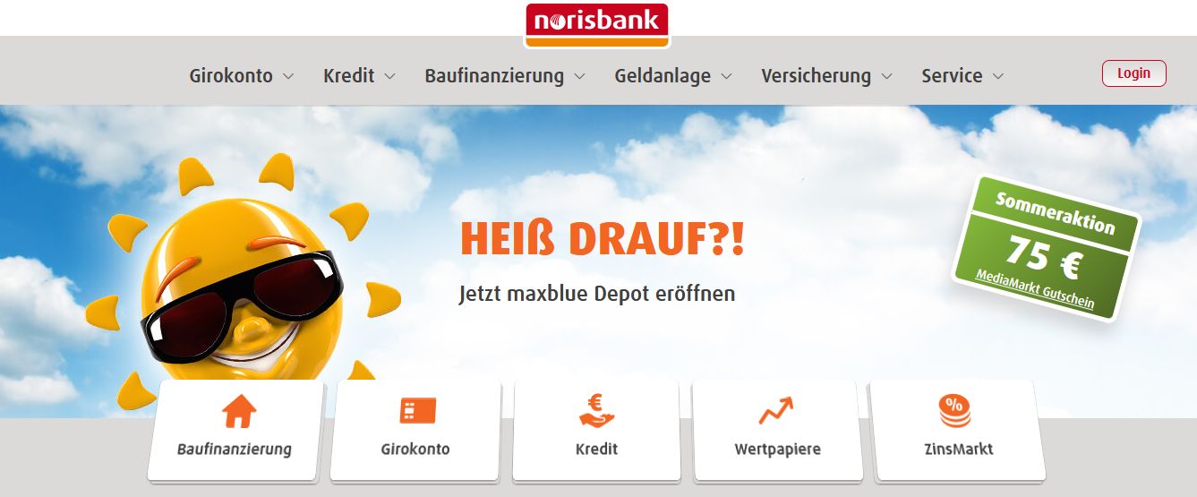 So funktioniert der norisbank-Login - BankingGeek