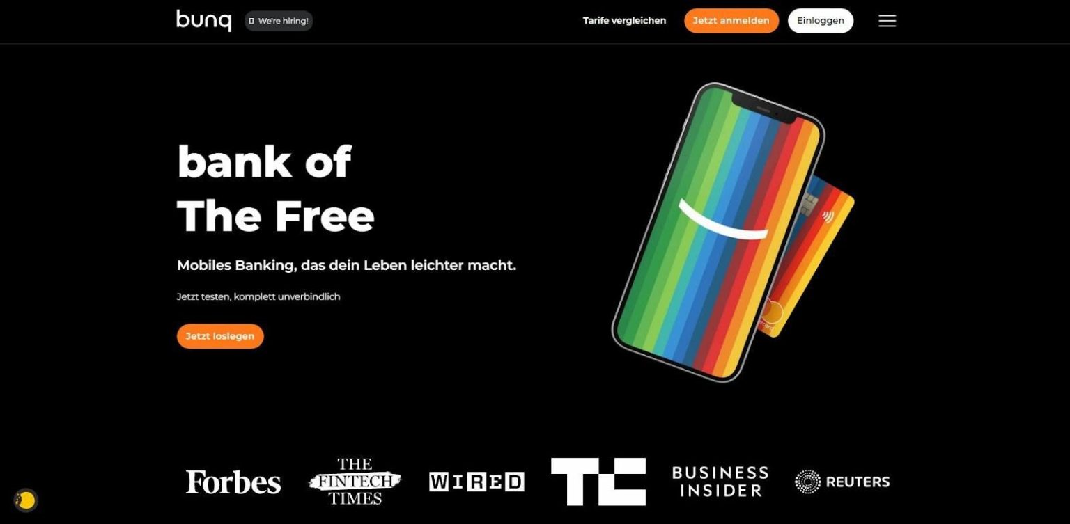 Wie funktioniert der Login bei bunq? - BankingGeek