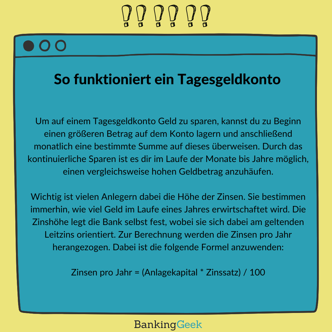 Tagesgeldkonto: Passende Anbieter im Vergleich [2023] - BankingGeek
